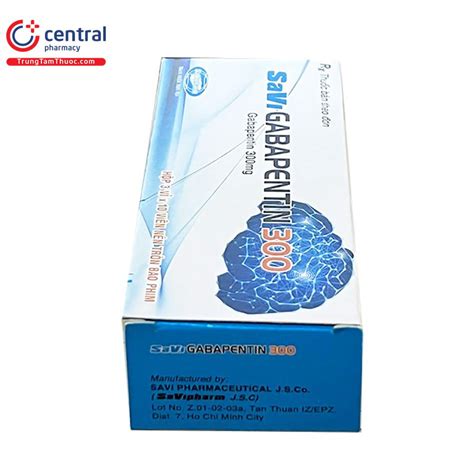 [chÍnh HÃng] Thuốc Savi Gabapentin 300 Điều Trị động Kinh Cục Bộ