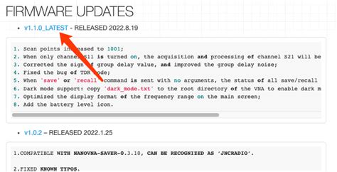 JNCRADIO VNA 3G UPGRADE FIRMWARE CHELEGANCE WIKI PAGE