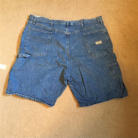 Wrangler Vintage Relaxed Fit Carpenter Denim Shorts Depop