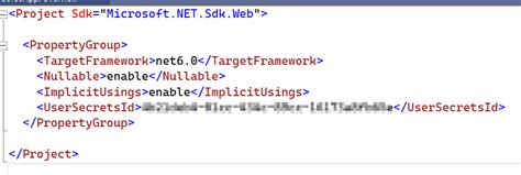 C Setting Up User Secrets In Dot Net Core Throws Exception Stack