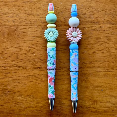 Beaded Flower Pen Locally Made Designer Gift