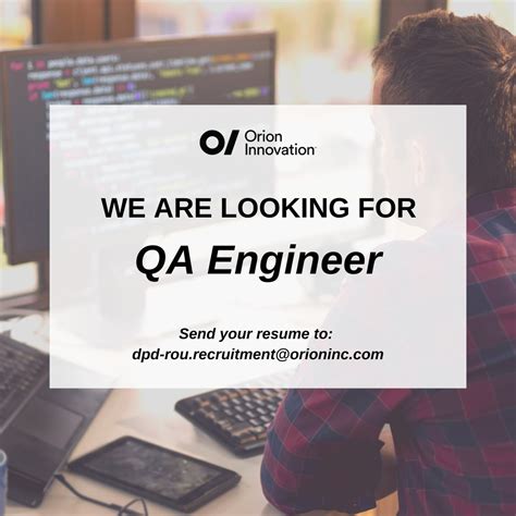 Qaengineer Technologyjobs Jobsearch Job Softwarejobs Itjobs… Orion Innovation Romania