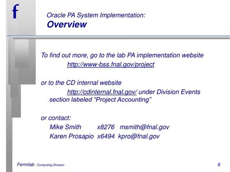 Ppt Oracle Project Accounting System Implementation Overview