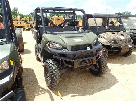 2015 Polaris Ranger 570 Utv Vin Sn 3nsrta573fg503194 4x4 Dump Bed Roll Bar Meter Reading