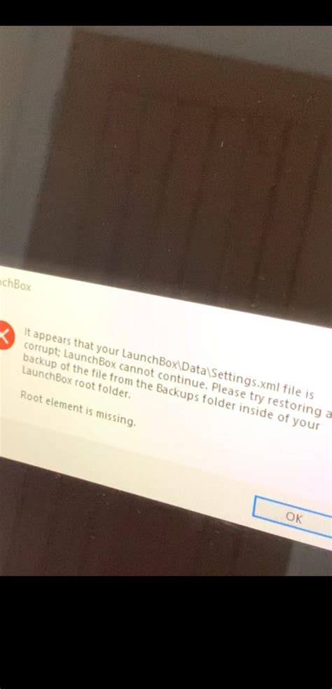 bigbox wont load after intro video error attached troubleshooting