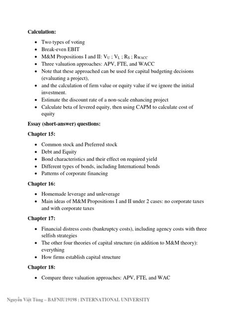 Sample Exam Midterm Cf 2023 Pdf Capital Structure Cost Of Capital