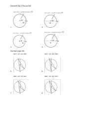 Day Drills Pdf Geometry Day Review Drill Given Circle C Caiculate The Length Of PQ