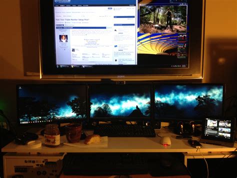 Triple Monitor Gaming Setup Install