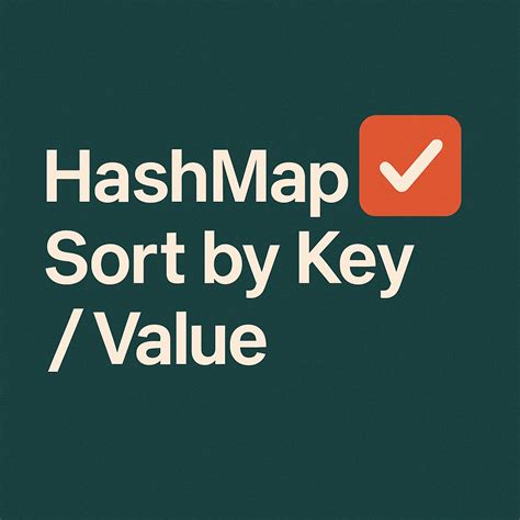 Java Hashmap Key Value 기준으로 정렬하기
