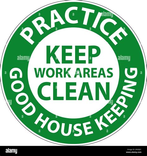 Floor Sign Practice Good Housekeeping Stock Vector Image And Art Alamy