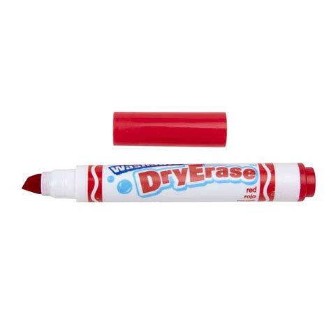 Crayola® Washable Dry Erase Markers Chisel Tip Beckers