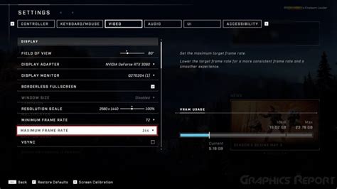 How To Limit FPS In Games Tips And Tricks Graphics Report