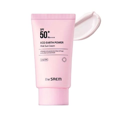 Eco Earth Pink Sun Cream / The Saem – Fast & Near Coreana