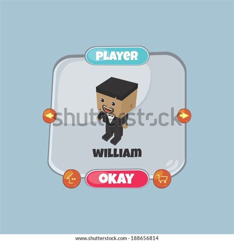 Game Assets Game Menu Template Character เวกเตอร์สต็อก ปลอดค่าลิขสิทธิ์ 188656814 Shutterstock