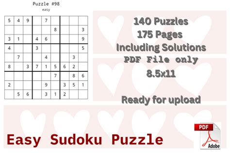 Sudoku Puzzles Adult Activity Graphic By Sadia Design House · Creative Fabrica