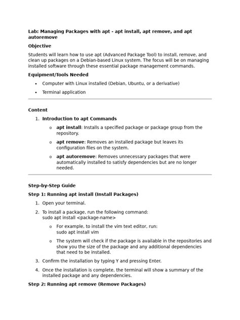 Lab Managing Packages With Apt 2 Pdf Computing Operating System