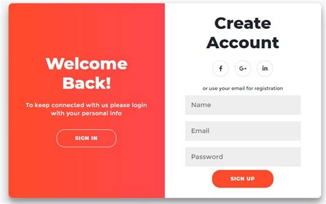 I Will Create Awesome Modern Animated Login Signup In Html CSS JavaScript Form For SEOClerks