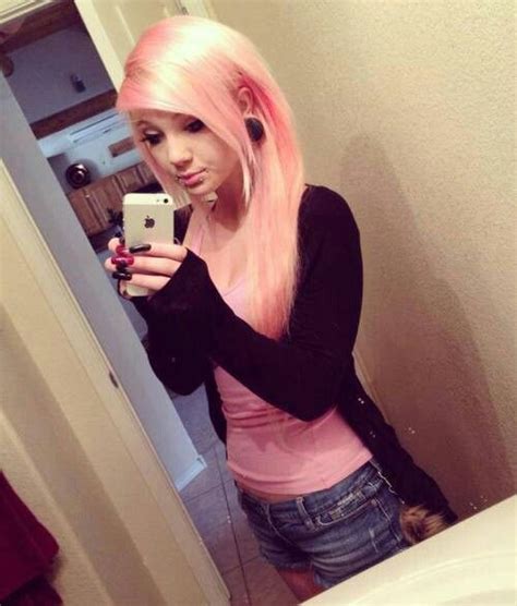 Pink Hair Emo Scene Girls Emo Scene Hair Rocker Girl