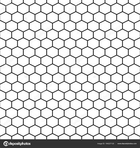 Hexagon Grid Cells Vector Seamless Pattern Stock Vector By ©inides 164227120