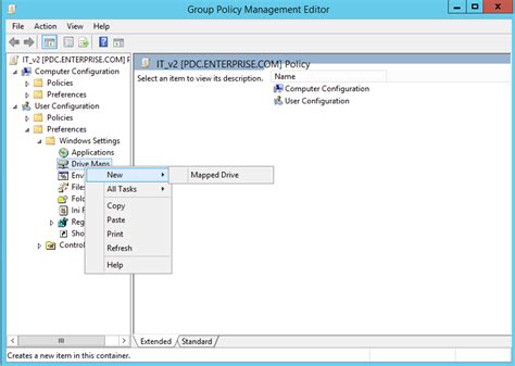 map network drive bẰng group policy gpo