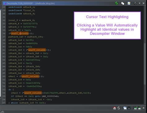 Understanding And Improving The Ghidra Ui For Malware Analysis