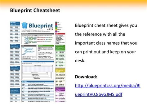 Blueprint Css Framework Pptx