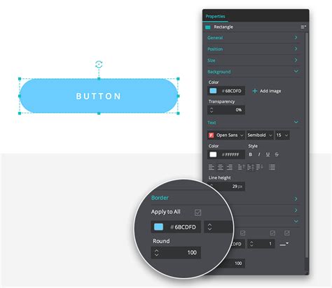 Web Mobile UI Design Button States In Justinmind On Behance