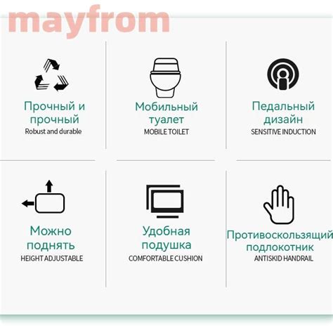 Кресло туалет Армед переносной для взрослых, больных, пожилых людей и ...