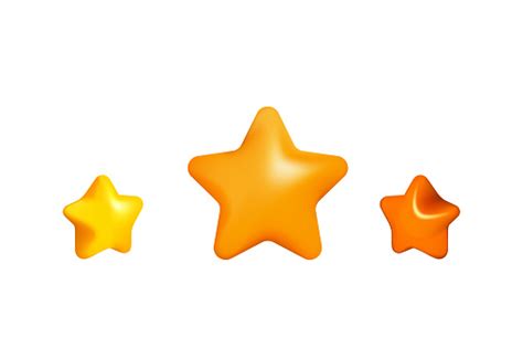 노란색과 주황색 3d 별 아이콘 벡터 일러스트레이션 디자인 3차원 형태에 대한 스톡 벡터 아트 및 기타 이미지 3차원 형태 등급매기기 주황색 Istock