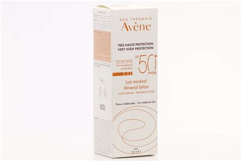 Молочко Авен с минеральным экраном SPF50+ солнезащ б/отдушек, 100 мл ...