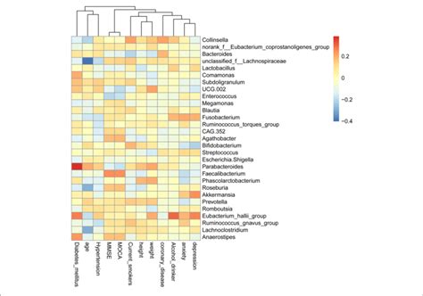 Heatmap Of Spearman Rank Correlation Analysis Between Gm And Moca