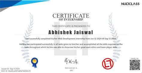 Abhishek Jaiswal On Linkedin Im Excited To Share That Ive