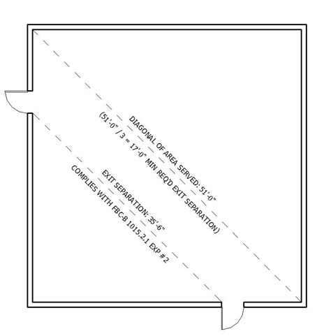 Revit Templateer Life Safety Exit Separation