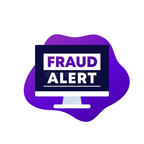 Fraud Alert Vector Design For Web Stock Vector Illustration Of