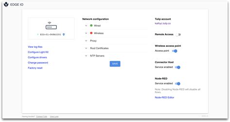 Enable Edge Io Remote Support