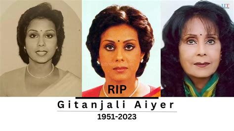 Obituary Gitanjali Aiyer Passes Away At 72 Brain Hemorrhage
