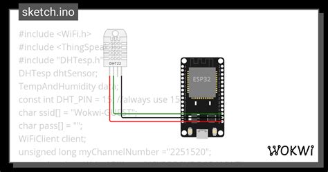 Dht To Thing Speak Copy Wokwi Esp32 Stm32 Arduino Simulator