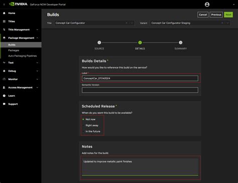 publishing — end to end configurator guide