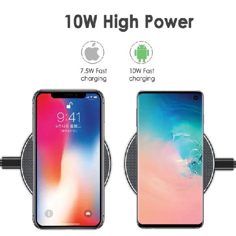 Qi Fast Wireless Silver Charger Realkaizen