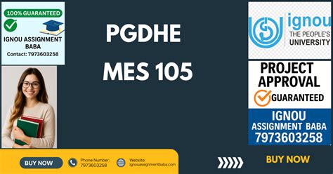 Ignou Pgdhe Project Code Mes 105 Complete Submission Guide With 100 Approval