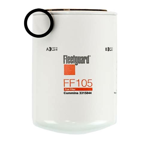 Fuel Filter - Fleetguard FF105 - Luber Finer LFF5 - OTR Truck Parts LLC