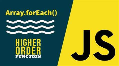 Foreach In Javascript Higher Order Function Youtube