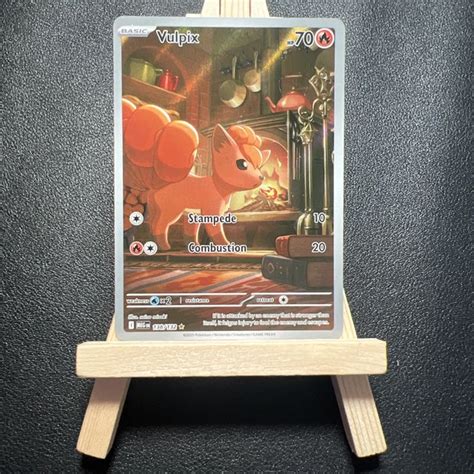 PokÉmon Tcg Mega Evolution Vulpix 138132 Illustration Rare Card