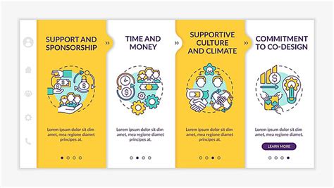 Stages Of Adulthood Onboarding Vector Template Slide Bank Realisation Vector Slide Bank