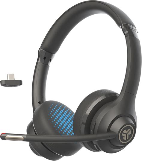 Amazon Com JLab Go Work Gen 2 Wireless Headsets With Microphone 55 Playtime PC Bluetooth