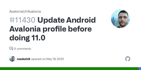 Update Android Avalonia Profile Before Doing Issue AvaloniaUI Avalonia GitHub