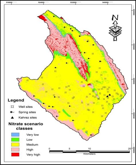 Spatial Distribution Of Nitrate Concentration Figure 16 Collected