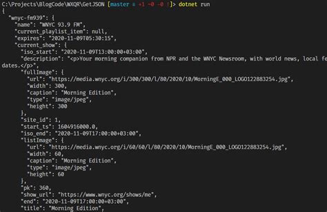 Getting Now Playing Information From Wqxr In Net Conrad Akunga Building Software In Net