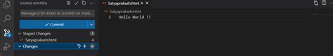 Learn Git Clone Commit Sync And Push Changes Using Visual Studio Code