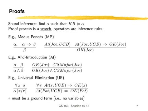 ppt inference in first order logic powerpoint presentation free